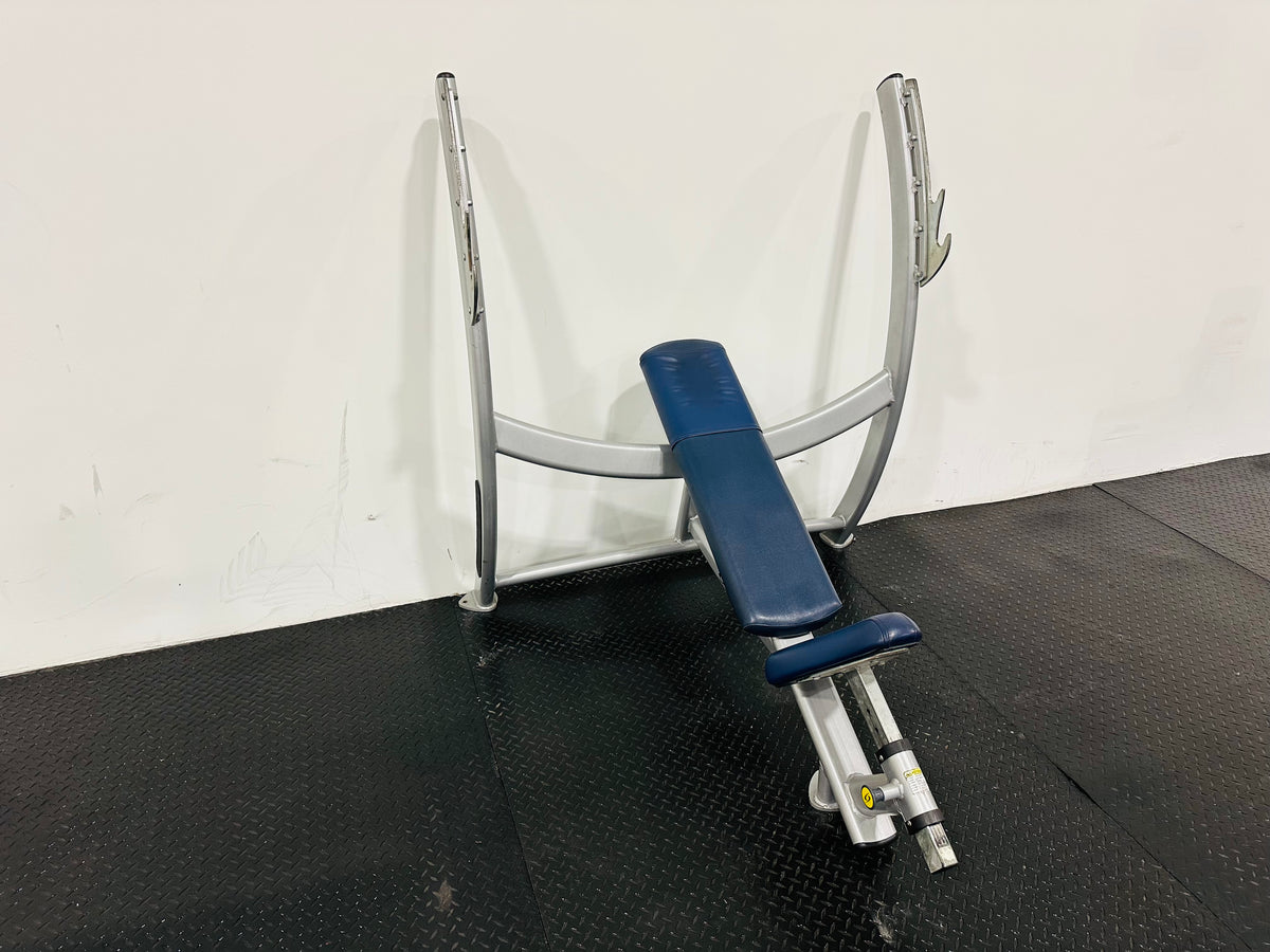 Cybex Olympic Bench Press | Plate Storage